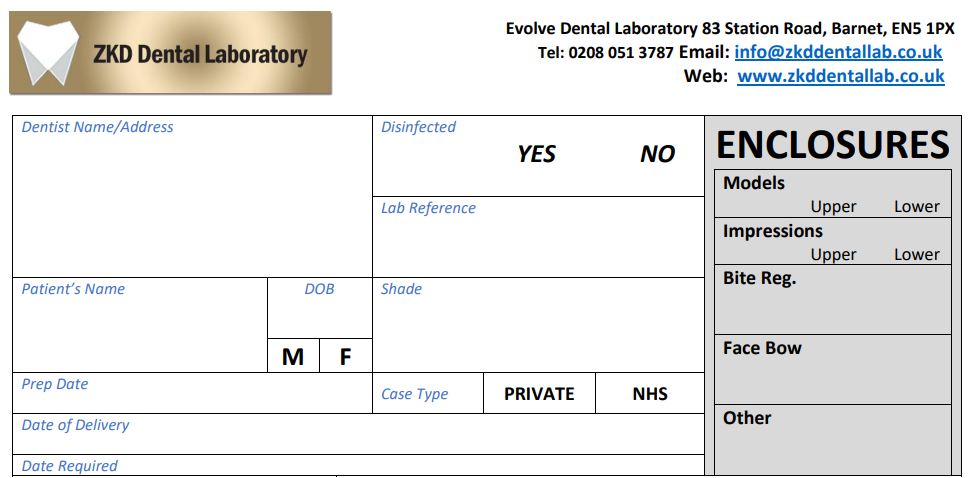 Downloads - ZKD Dental Laboratory
